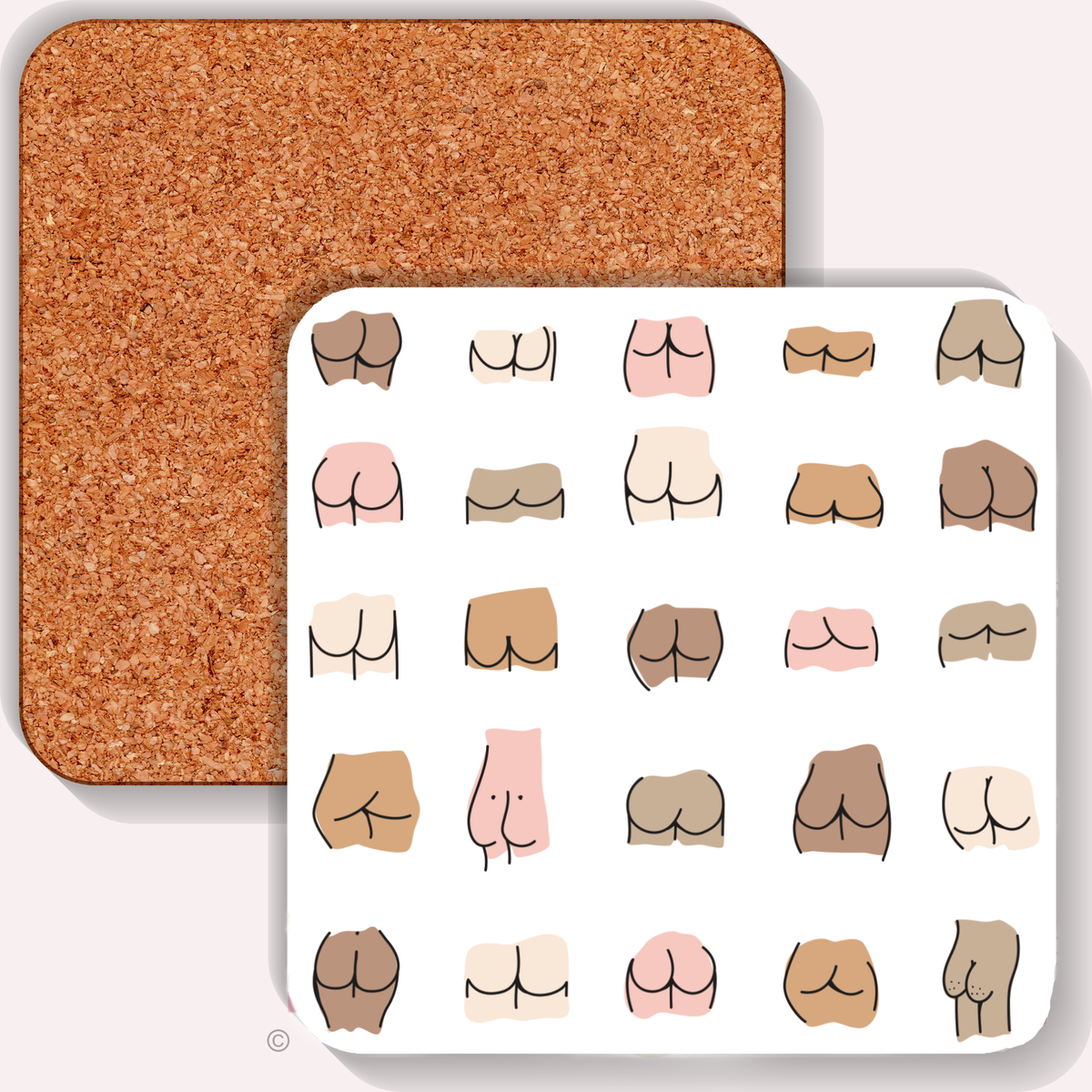 Bum Parade Coaster – Risque Gifts