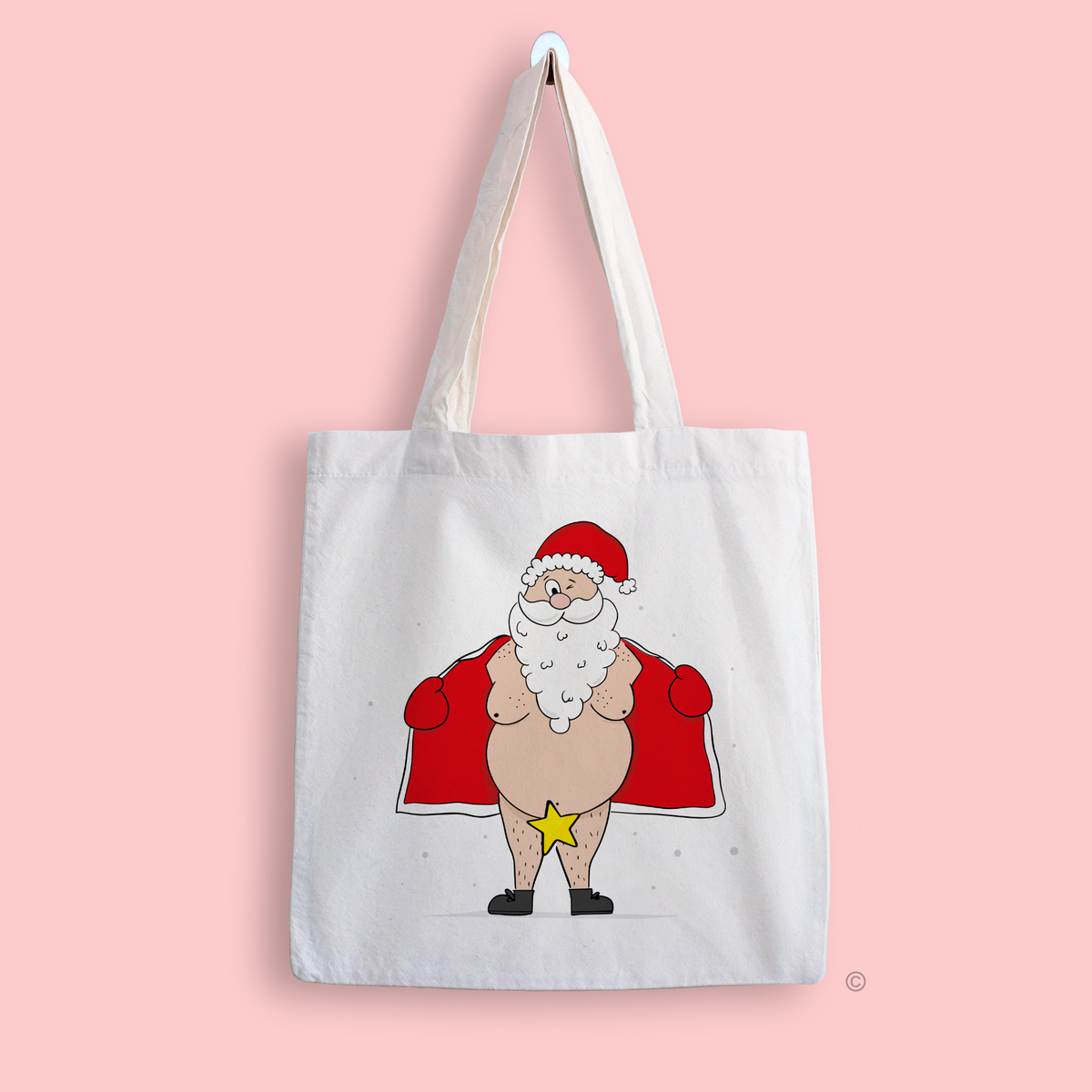 Santa Flash Tote Bag – Risque Gifts